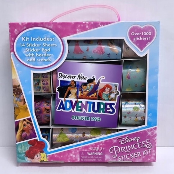 Disney | Accessories | Disney Princess 00 Stickers Box Set | Poshmark